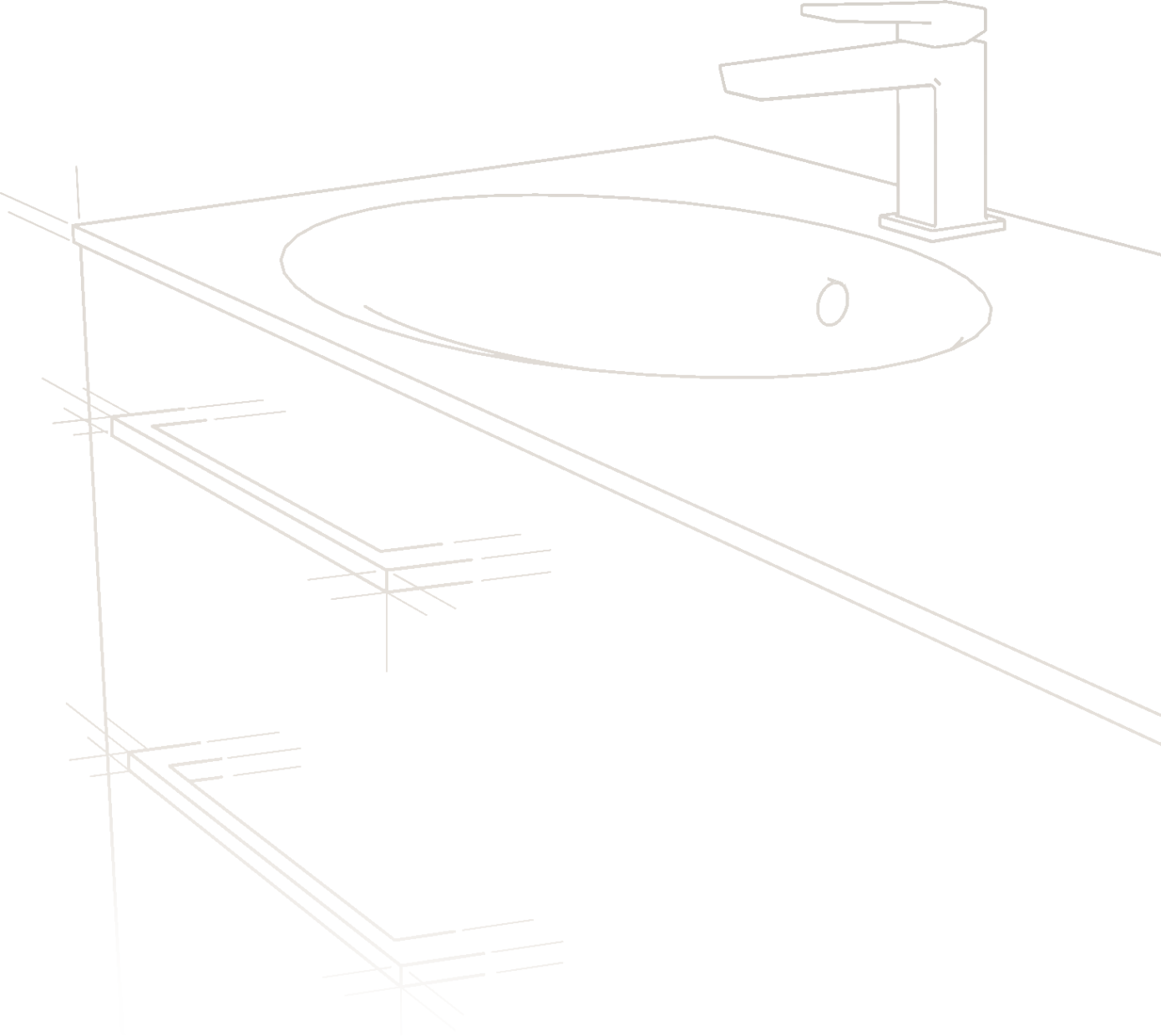 Salle de bains sur mesure avec double vasques | Menuiserie Monschin